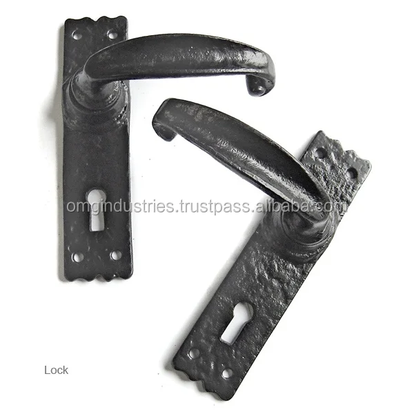 OMG Industries Large Modern Metal Black Cast Iron Monkey Tell Door ...