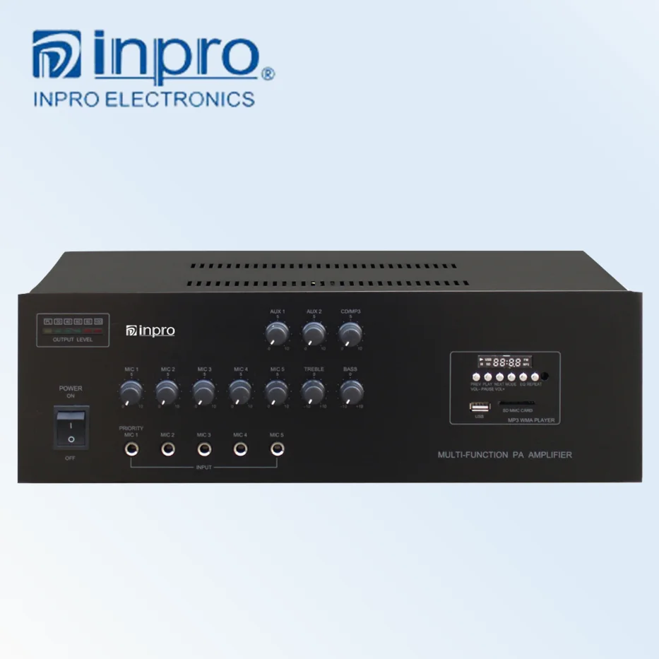 Inpro มืออาชีพ40w60w120w200w800w1000w โมดูลเครื่องขยายเสียงที่มีลำโพง ...
