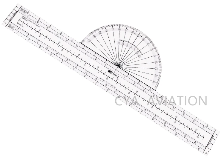 Student Map Measuring Ruler For Flying School Pilots Nautical Miles ...