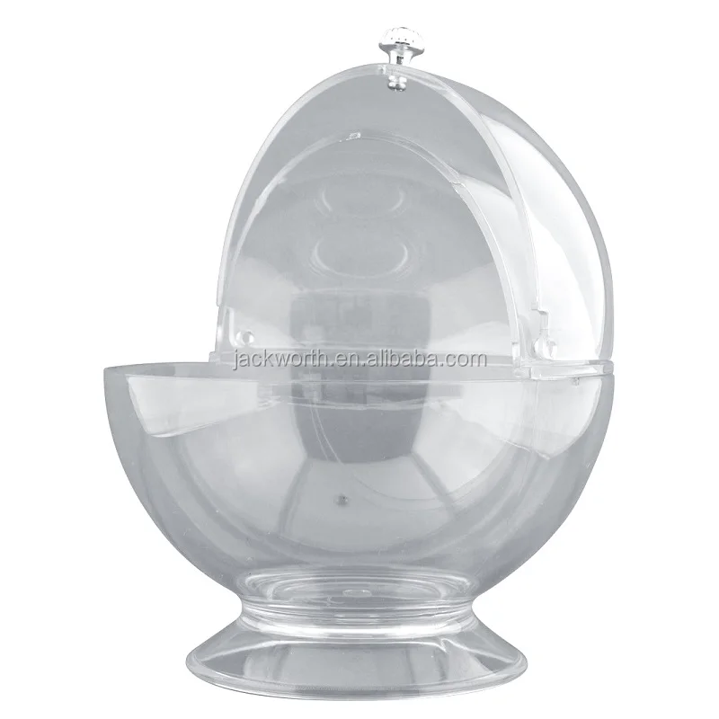 Acrylic Display Candy Snack Bowl With Covered Lid - Buy Acrylic Plastic ...