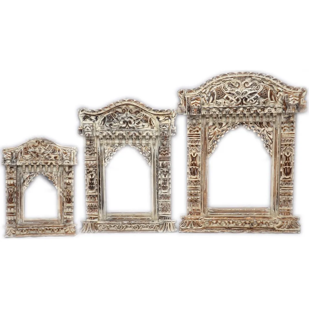 WOODEN ELEPHANT ZAROKHA /MIRROR FRAME SET IN DISTRESS WORK| Alibaba.com