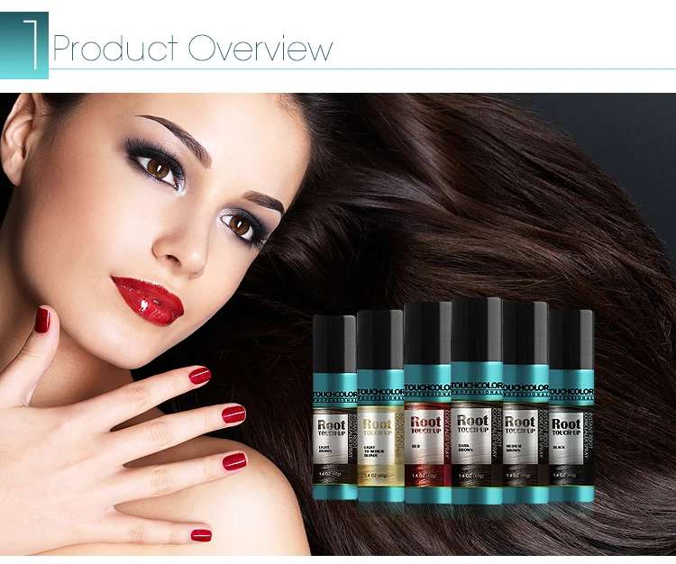Touchcolor Hair Spray - Temporary Gray Cover Solutions