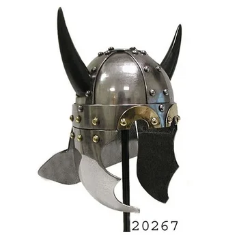 Miniature Viking Horned Armor Helmet - Buy Miniature Viking Horned ...