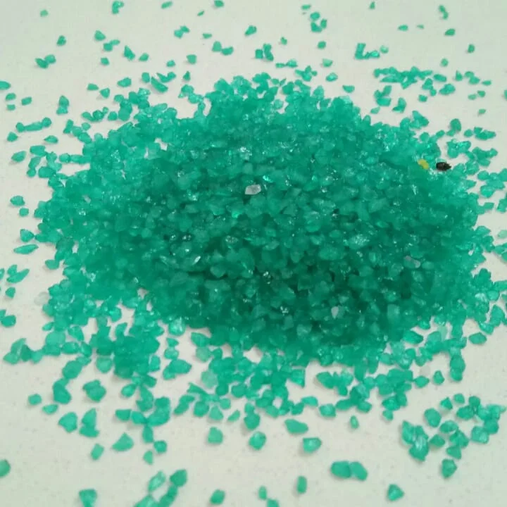 High Quality Green Coated Quartz Silica Sand Fine for Wall Cladding ...