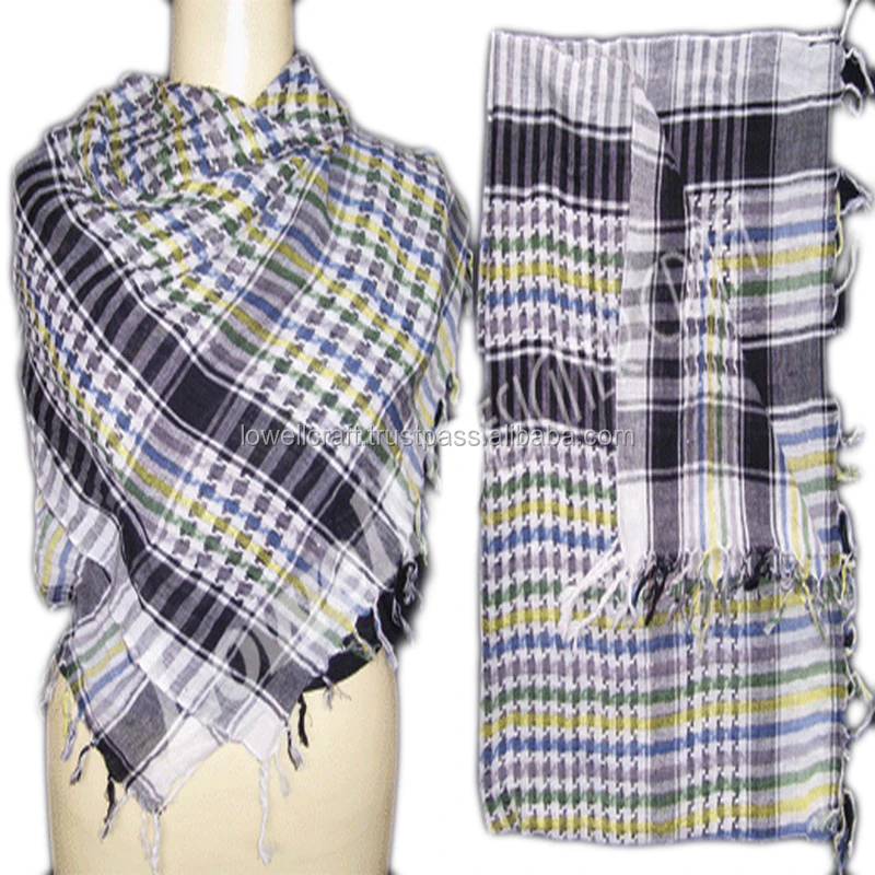 100% Cotton Keffiyeh Material - Soft Touch Shemagh Scarf