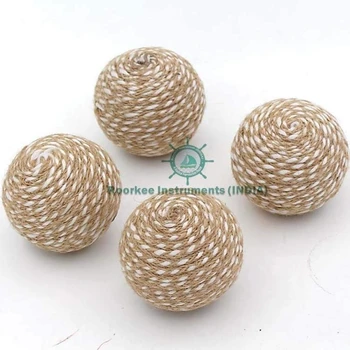Nautical Decor Balls Natural Jute Rope Rustic Nautical Decorative ...