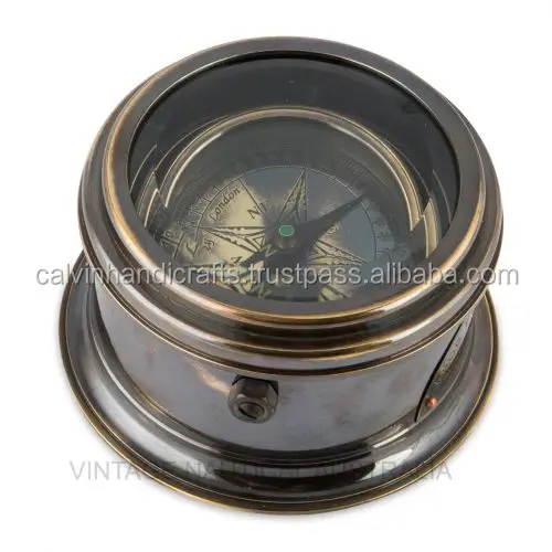 Compass Drum Royal Navy Brass Antique Finish Chcom064 - Buy Drum Royal ...