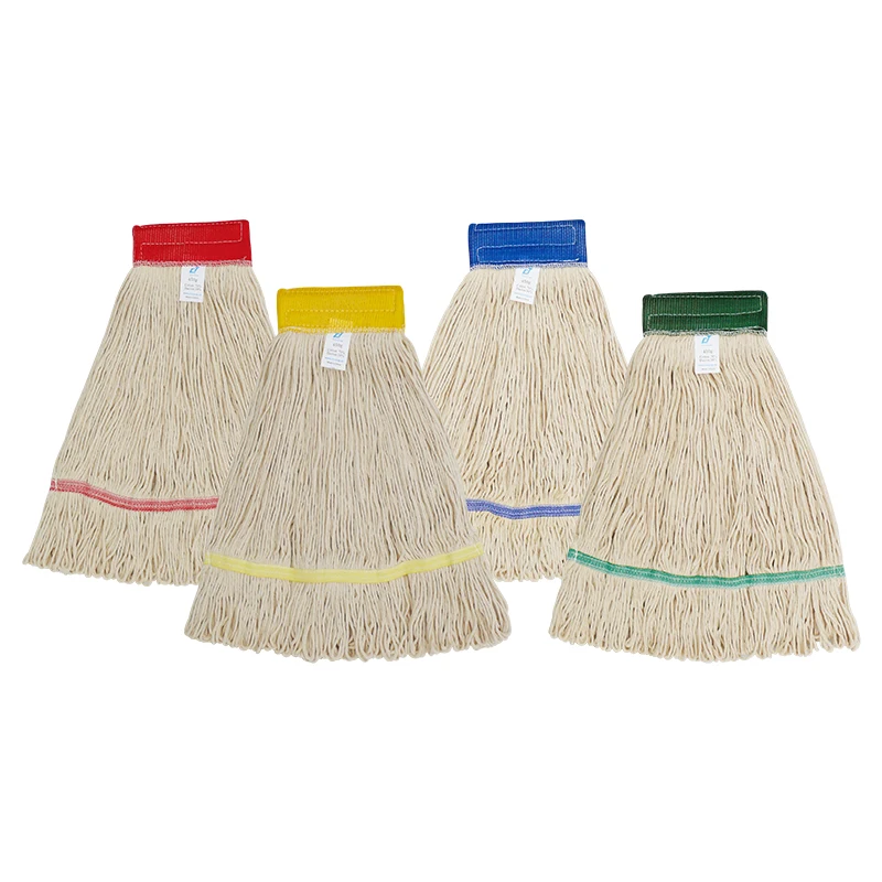 Professional String Mop Heads - Sustainable & Color Coded