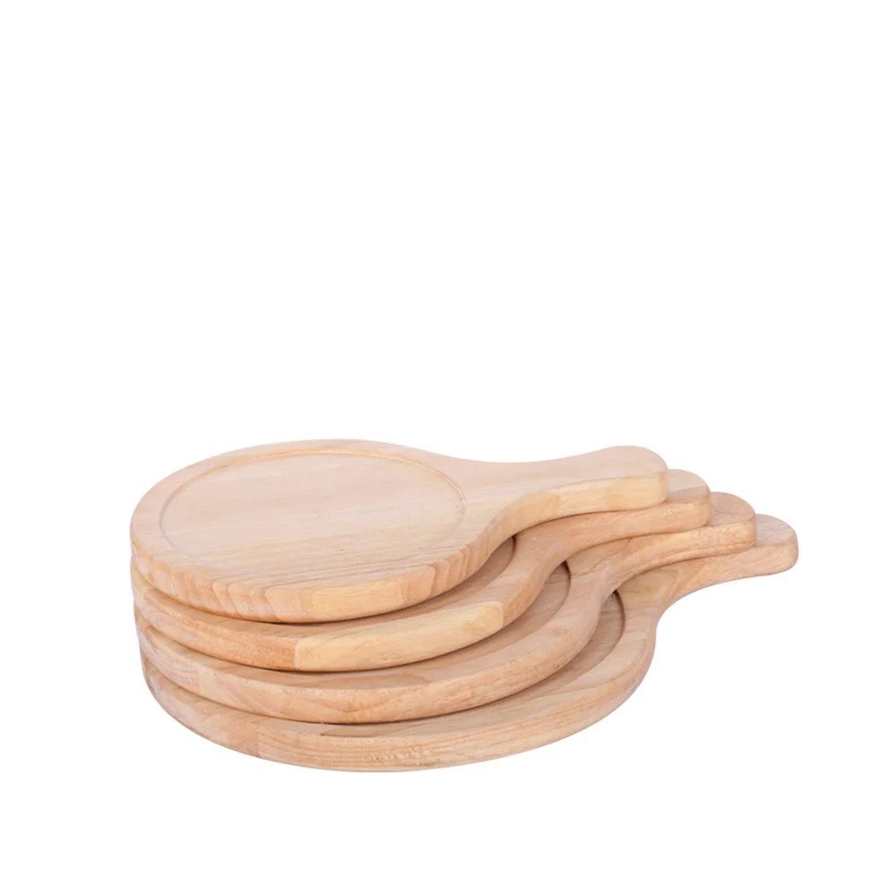 Acacia Wood Pizza Serving Pan with Handle Customized Size Fantastic ...