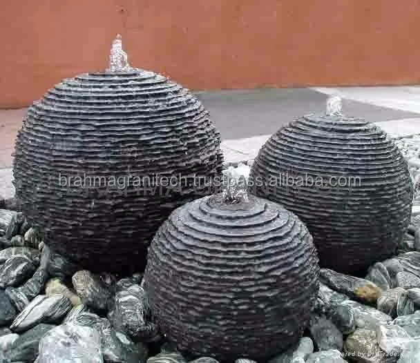 Black Granite Stone Rotating Ball Fountains| Alibaba.com