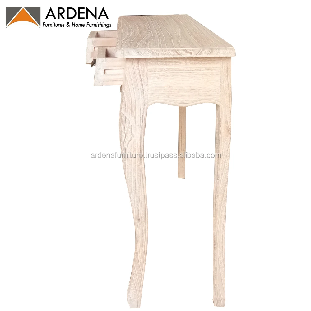 Modern Luxury Console Hall Table Solid Mahogany Wood From Antique Home ...