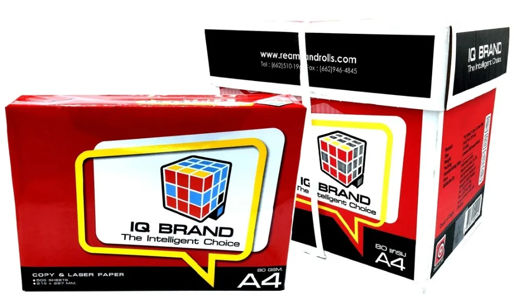 White Paper A4 80 Gsm Made From Thailand Planted Wood Premium Quality ...