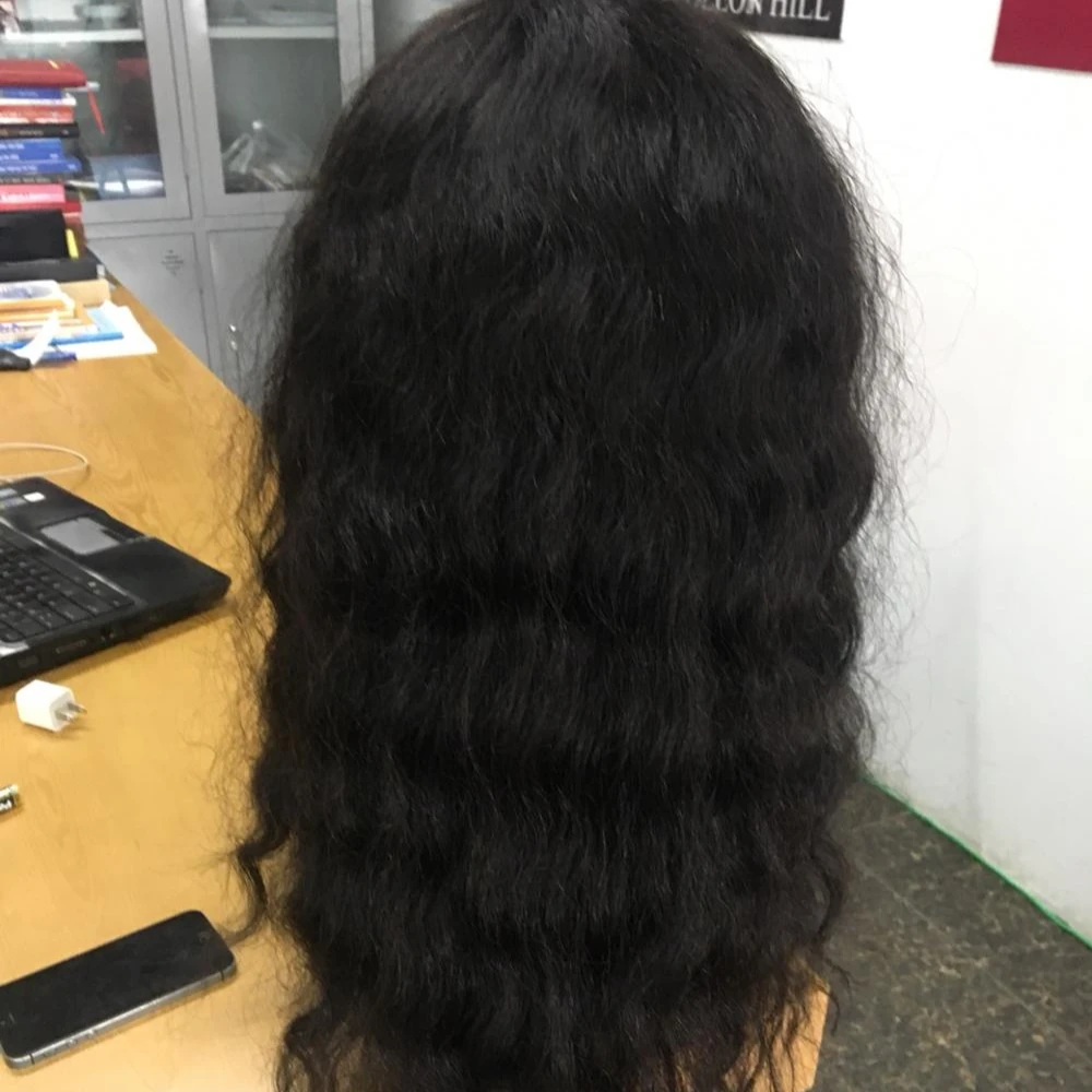 7a Grade Glueless Natural Hairline Full Lace Wig Remy Human Lace Wig ...