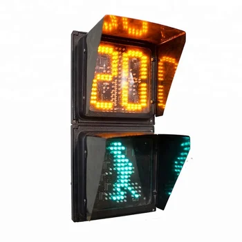 200mm Pedestrian Traffic Light Walk/don't Walk Signal With Countdown ...