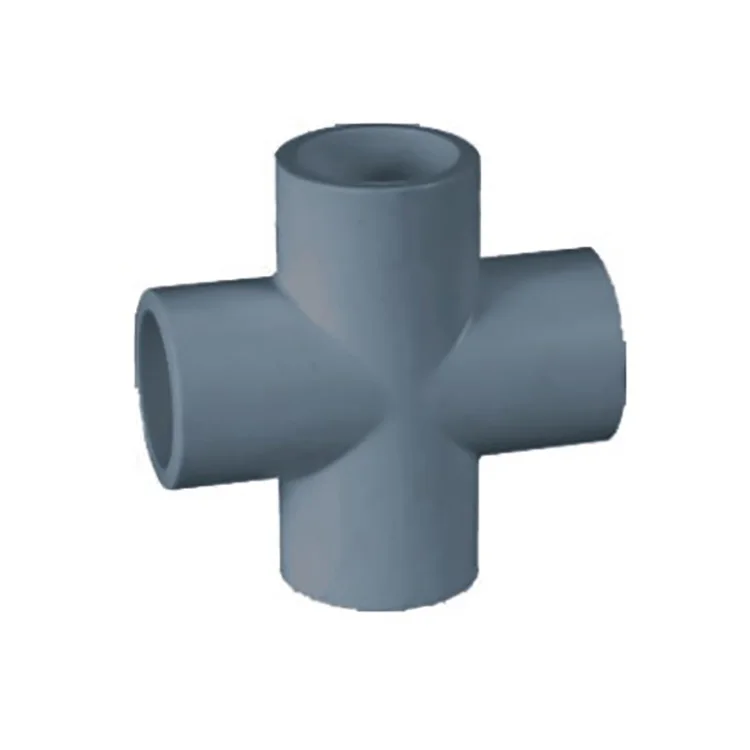 4 Way Schedule 80 SCH80 PVC U Trap Pipe Fitting PVC-U PVC Cross ...