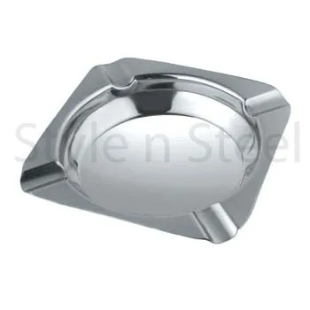 Cenicero Cuadrado De Acero Inoxidable Para Fumar,Cenicero Personalizado De Metal,Elegante ...