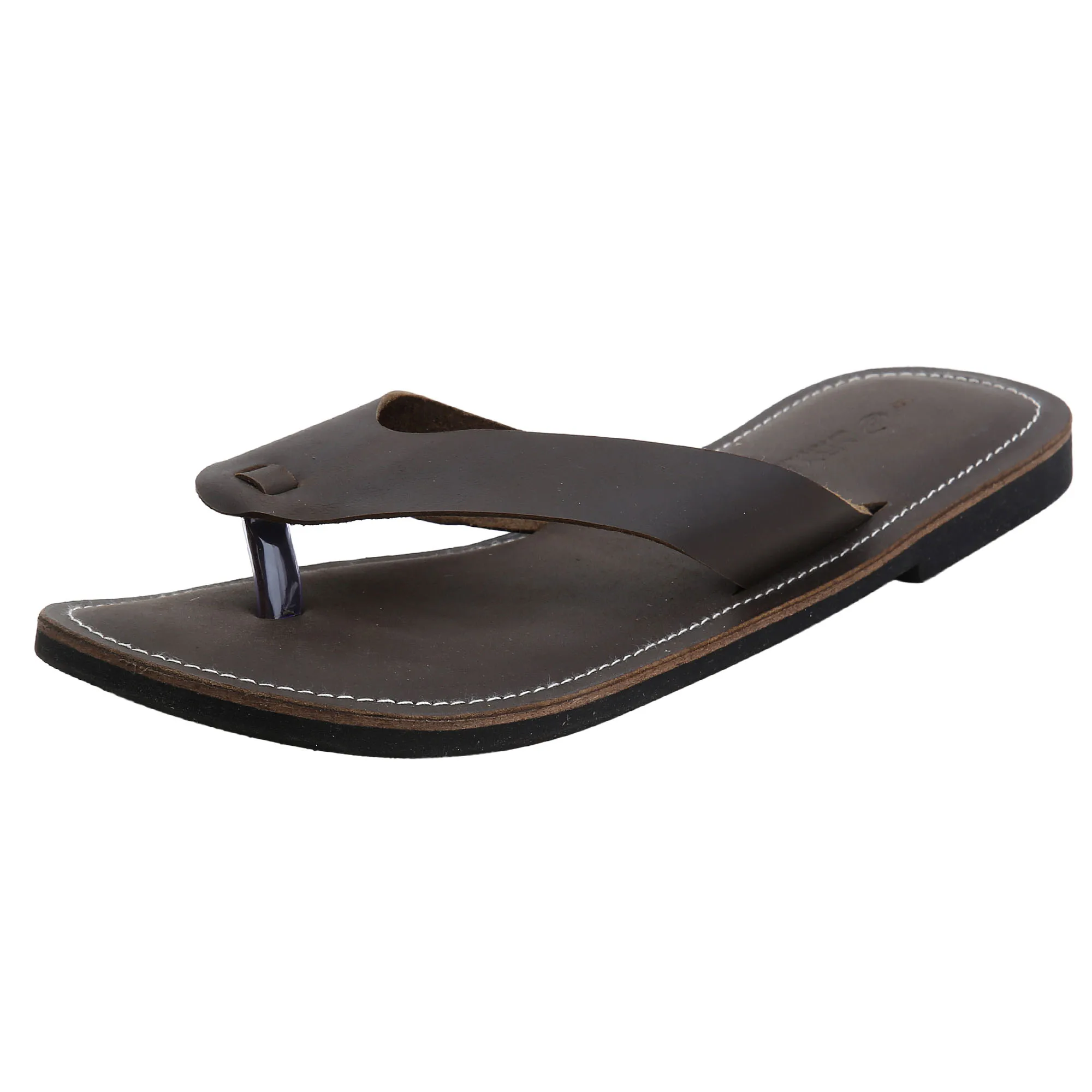 Men Pure Leather Flat Casual Stylish Slipper For Men - Buy Slipper ...