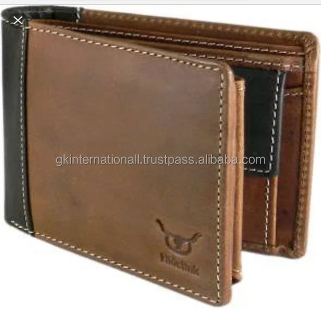 Bifold Genuine Leather Vintage Men's Wallet With Extra Space Suitable ...