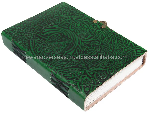 Celtic Tree of Life Leather Embossed Journal Handmade Notebook Diary ...
