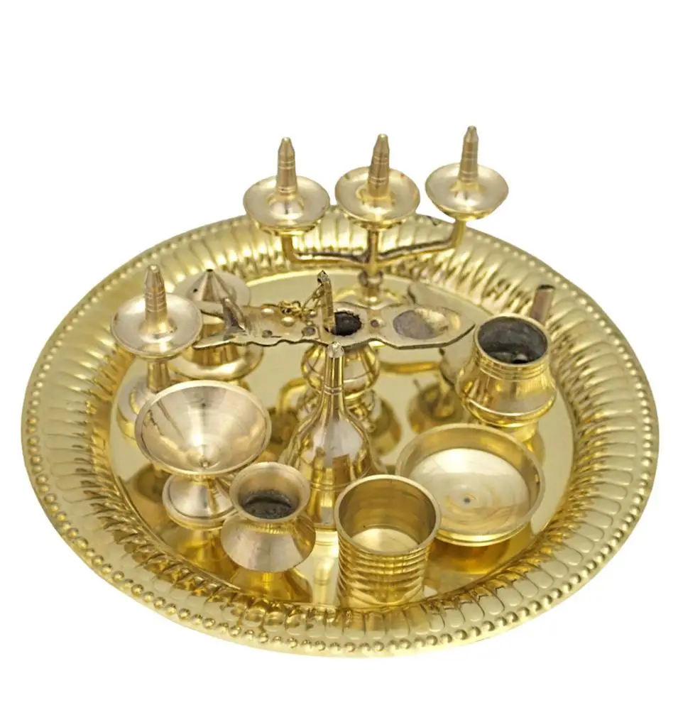 Indian Pooja Items - Metal Utensils for Rituals & Gifts