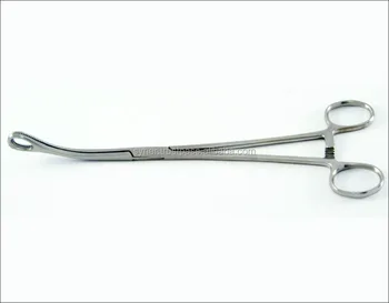 Foerster Sponge Forceps Curved Serrated 24cm / Forester Clamp Sponge ...