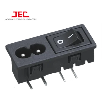 Jec Taiwan C8 Polysnap Ac Inlet Socket With Switch - Buy Iec Inlet ...