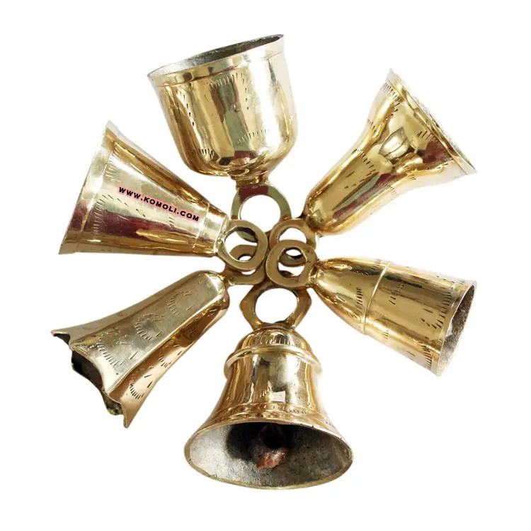 Custom Metal Church Temple Ship Small Brass Bells Wholesale