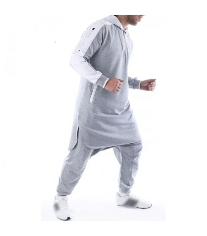 High Quality Long Fleece Men's Moroccan Islamic Clothing Thawb Khamis ...