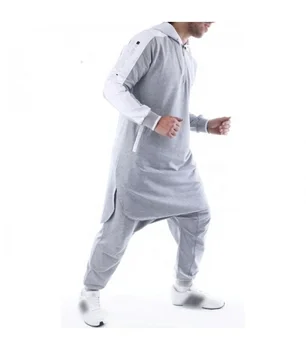 High Quality Long Fleece Men's Moroccan Islamic Clothing Thawb Khamis ...