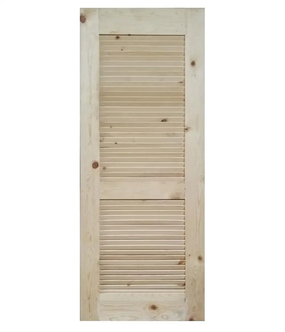 Premium Quality Knotty Pine Solid Wood Storeroom Doors