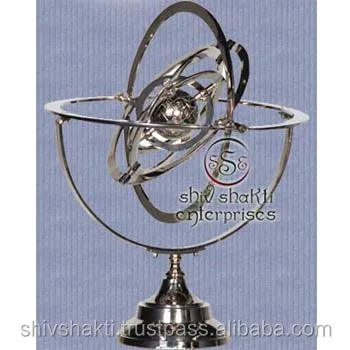 Decorative Brass Armillary Sphere Globe Antique Polished Nautical ...