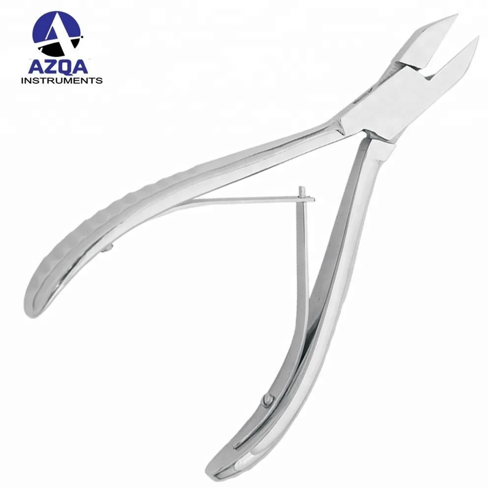 Fine Point Double Spring Nail Nipper Straight Blades Stainless Steel ...