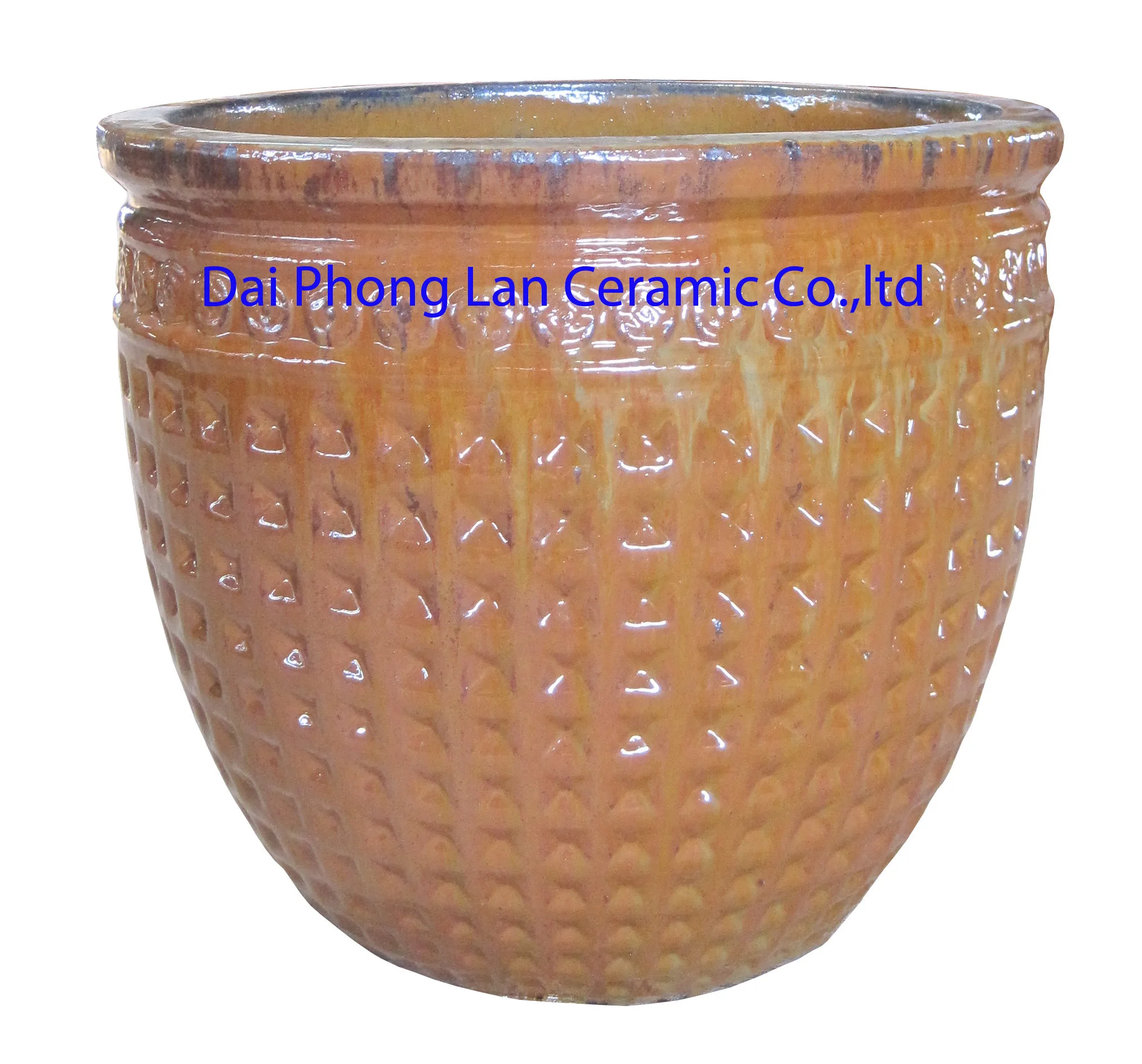 Giant Factory Light Atlantis Urn Glazed Ceramic Clay Planters Pottery ...