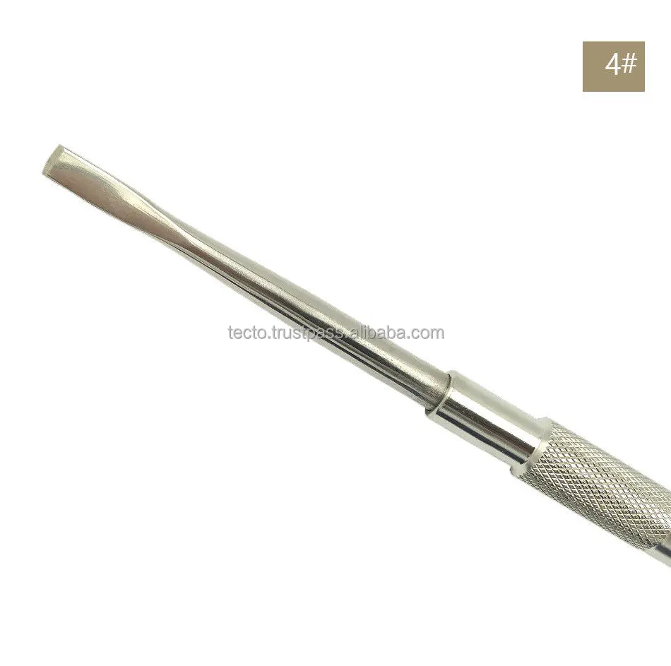 Professional Dental Bone Chisel Stainless Steel Round Handle Surgical ...