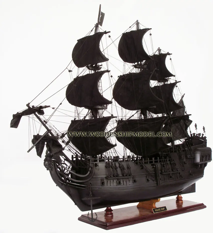 WOODEN PIRATEE SHIP 60 cm MODEL TALL SHIP/ WOODEN TALL SHIP/ CRAFT SHIP ...