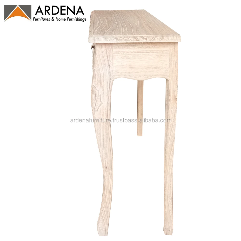 Modern Luxury Console Hall Table Solid Mahogany Wood From Antique Home ...