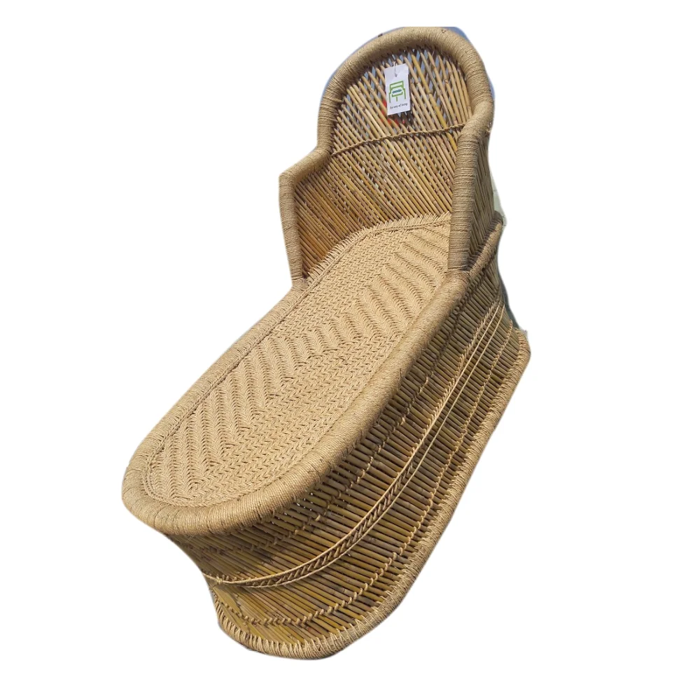 2023 Luxury Bamboo Cane Rocker - Relaxing Recliner Sun Loungers