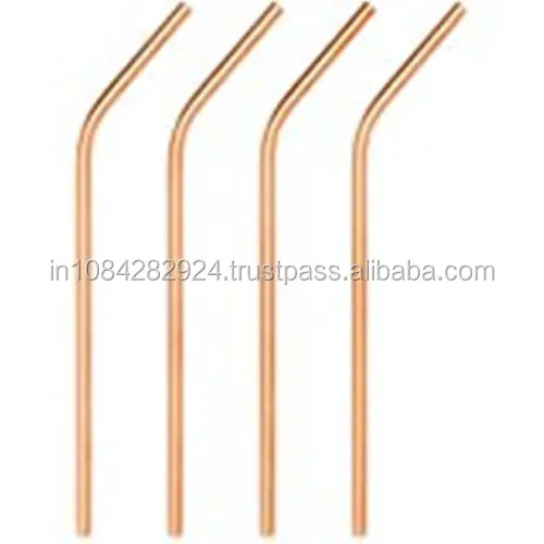 100% Food Safe Copper Drinking Straws,Copper Drinking Pipe,Straw For ...