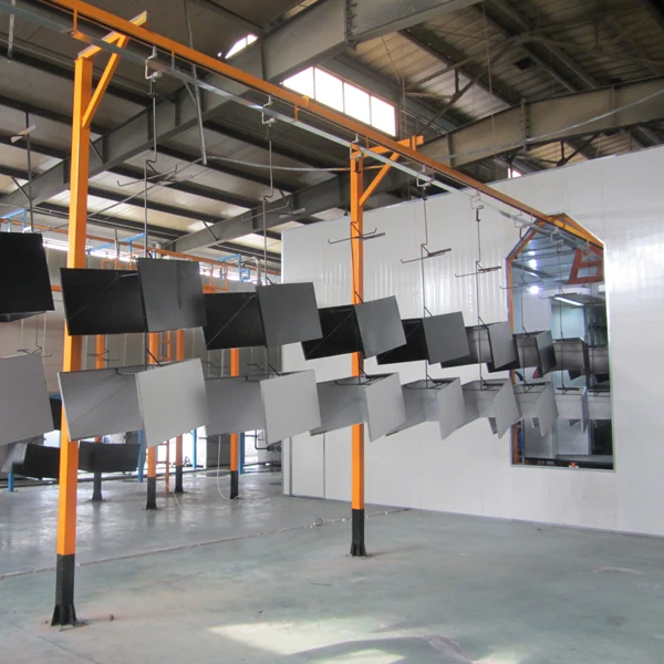Metal Furniture Powder Coating Line, Customized Semi-automatic Powder ...