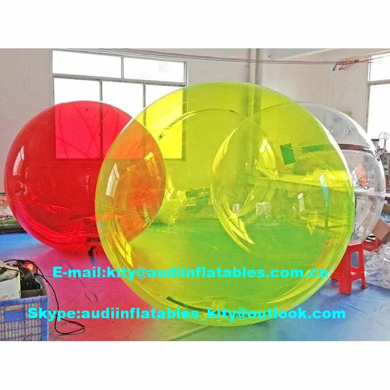 Colorful Giant Commercial Inflatable Beach Ball Popping