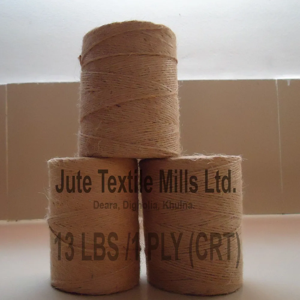 High Quality Of Jute Twine Of Bangladesh 13 Lbs Crtjute Yarn From Bangladesh Custom Edge Anti ...