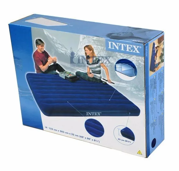 Intex Airbed 68755 King Size Inflatable Air Bed With Hand Pump - Buy ...