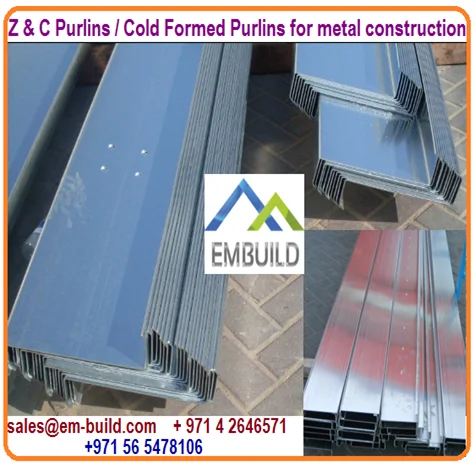 Gi Purlins Dubai,Z Purlins Dubai,Cold Formed Z Purlins Dubai/ Uae/ Abu ...