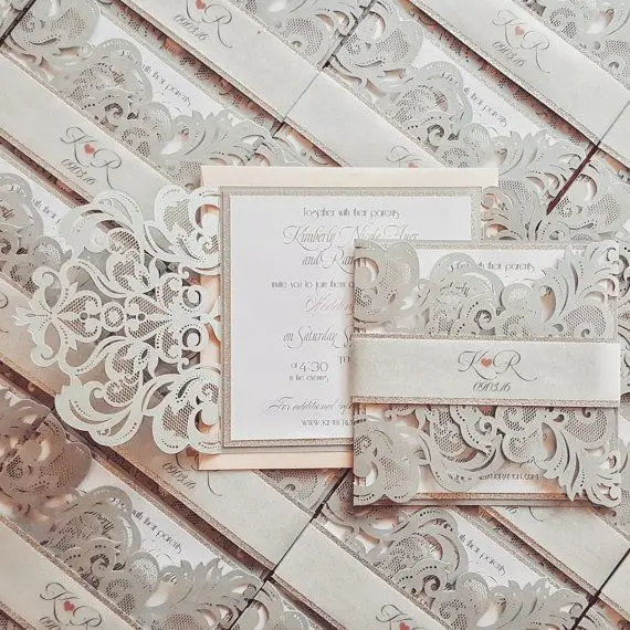 Alibaba.com: Glass Engraved Wedding Invites with Custom Boxes, Ideal ...