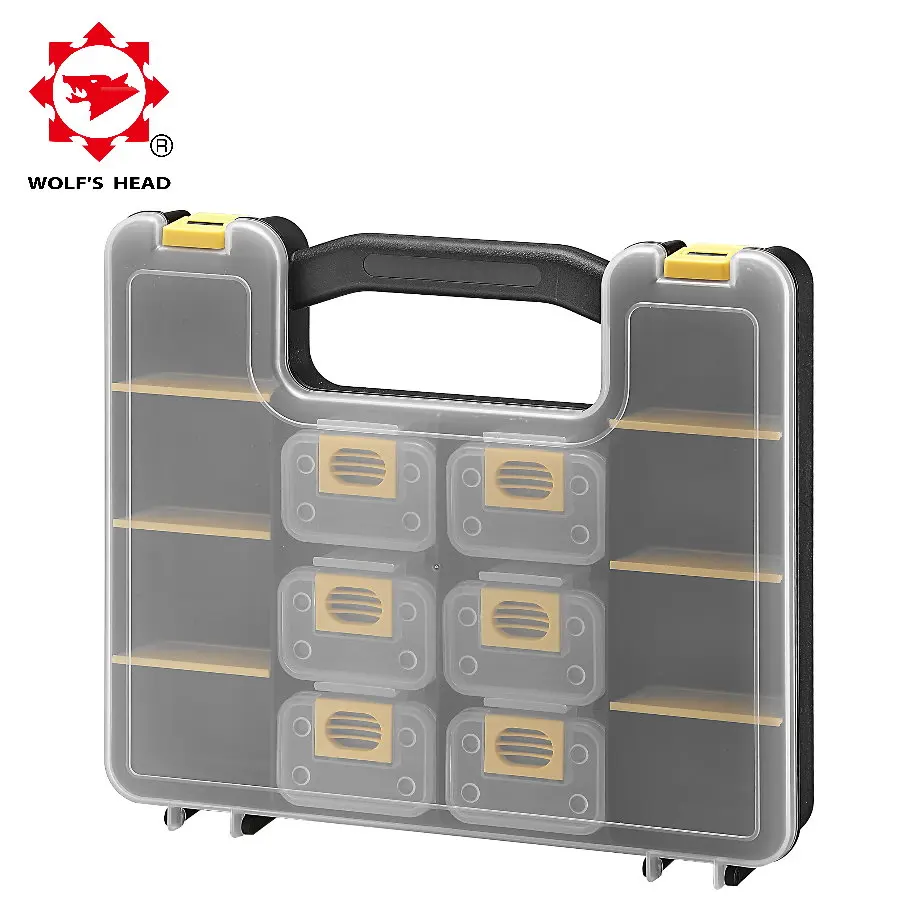 Various Compartments Plastic Assorted Clapboard Carry Case Tool Box - Buy Plastic Tool Box,Clear ...