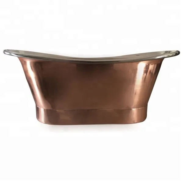 Modern Metal Copper Bathtub Black Outside Clawfoot Copper Bathtub Black ...