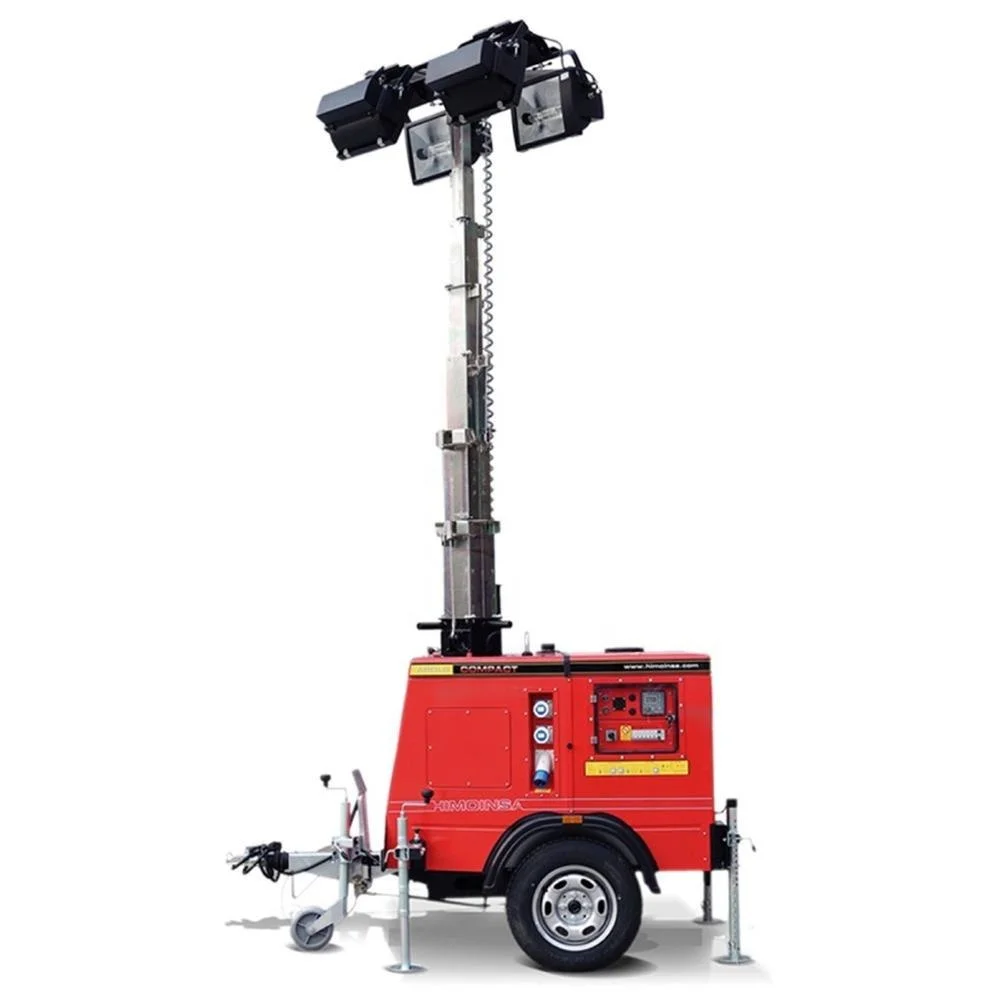 Mobile Light Tower Telescopic Rod Portable Lighting Tower Sports ...