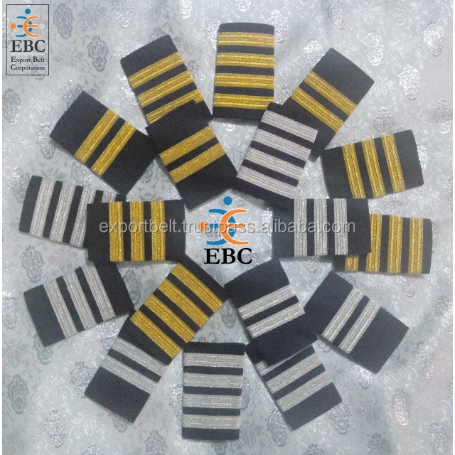 OEM Epaulets and Rank Stripes for Pilot Uniforms