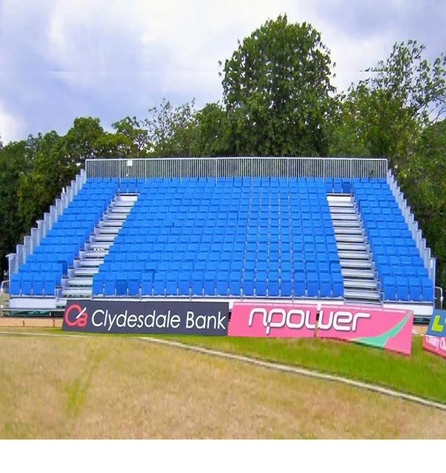 Outdoor Portable Metal Structure Temporary Steel Grandstands For Field ...