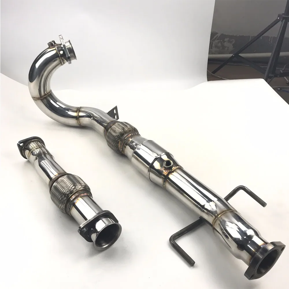 Universal Three Way Catalyst 304 Stainless Steel Downpipes